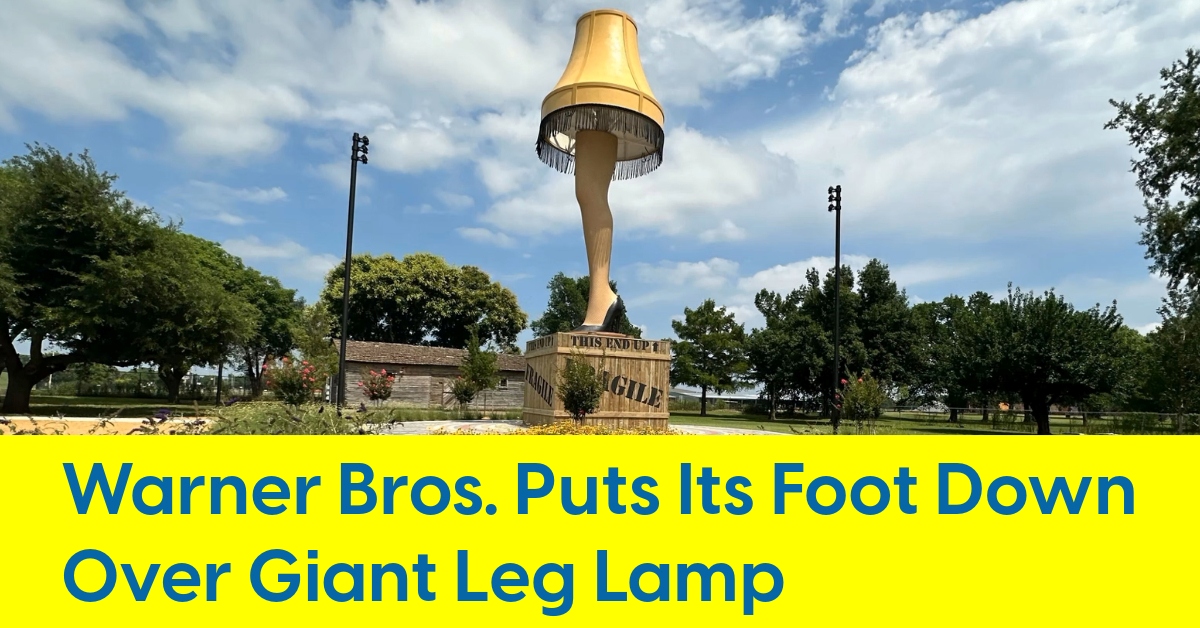 Warner Bros. Puts Its Foot Down Over Giant Leg Lamp
