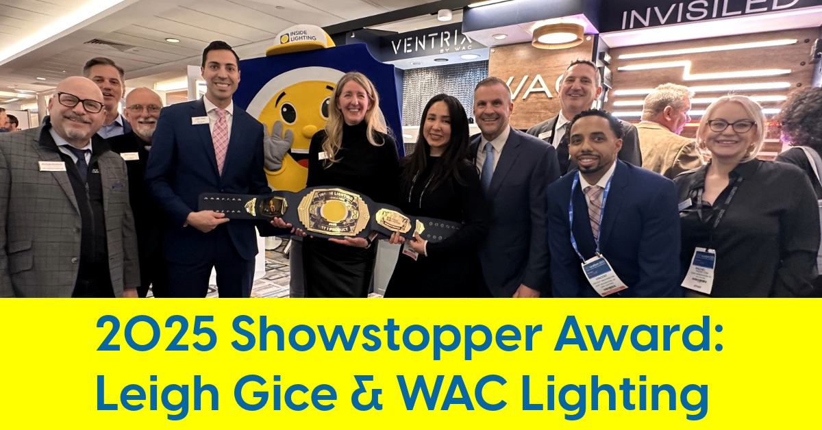 2025 Showstopper Award: Leigh Gice & WAC Lighting