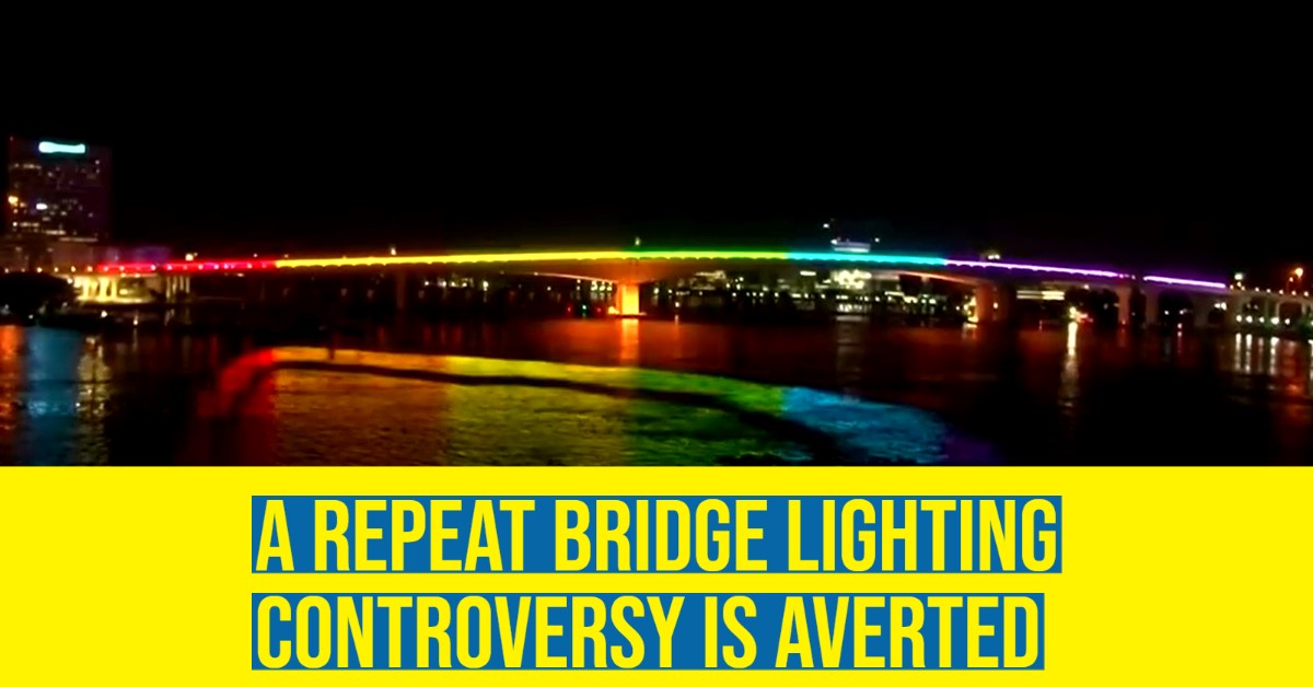 A Repeat Bridge Lighting Controversy is Averted